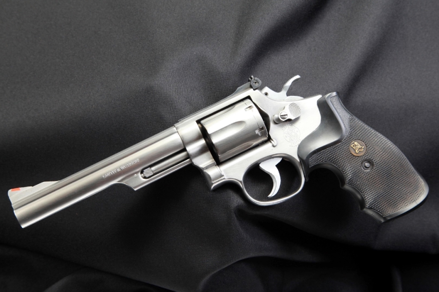 Smith & Wesson S&W Model 66-2 The .357 Combat Magnum 6 Inch Stainless .357 Mag. Double Action ...